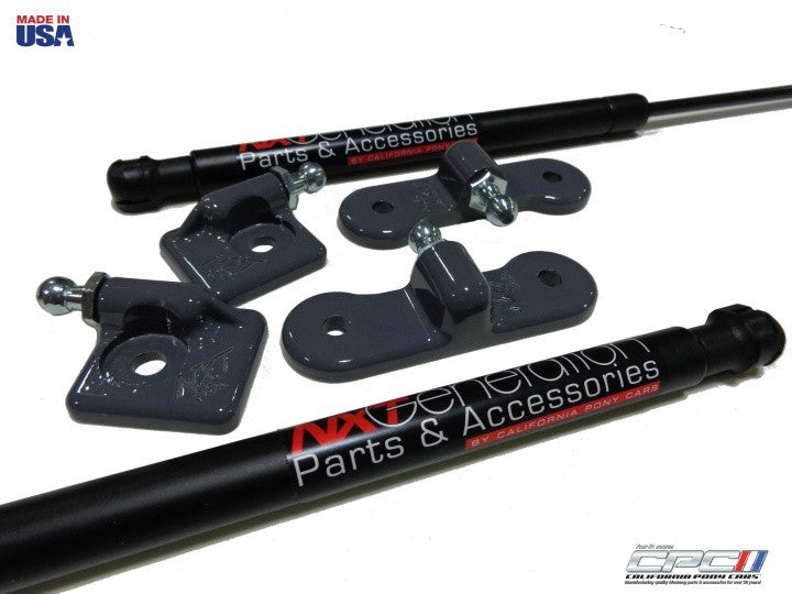 2016-2018 Ford Focus RS Hood Strut Lift Kit, Stealth Gray B9 ...