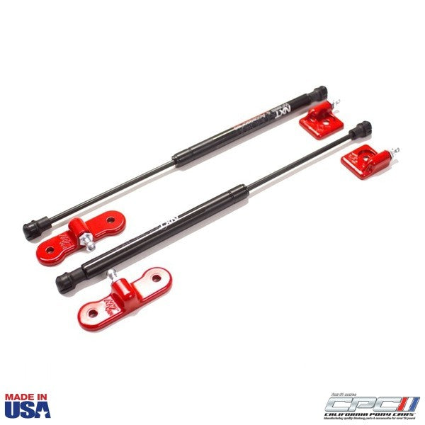 2016-2018 Focus RS Hood Lift Kit, Race Red | California Pony Cars