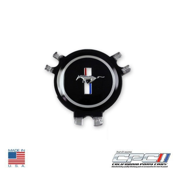 1965-1966 Mustang Wood Steering Wheel Center Cap Emblem | California ...